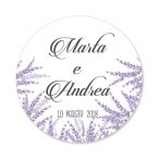 Etichette lavanda • Bomboniere, partecipazioni e idee originali ...